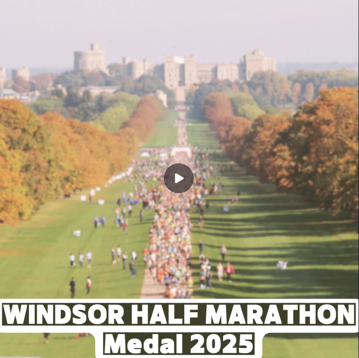 Windsor Half Marathon Medal 2025 - Run Windsor